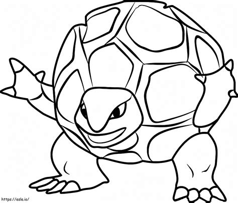 Print Golem Pokemon Coloring Page