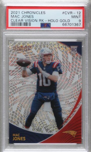 2021 Panini Chronicles Clear Vision Rookies Holo Gold CVR 12 Mac