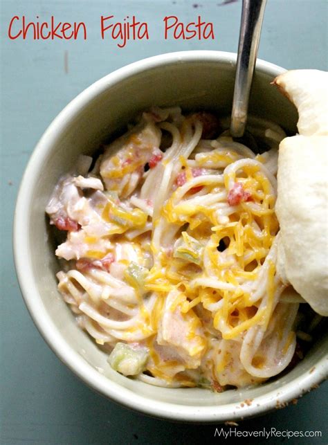 Crock Pot Chicken Fajitas Pasta Recipe