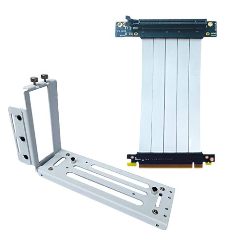 Jmt 垂直顯卡 Gpu 支架 Pci E Riser 支架 底座 Kit 磁性 用於 Diy Atx 機箱 Pc 機箱 蝦皮購物