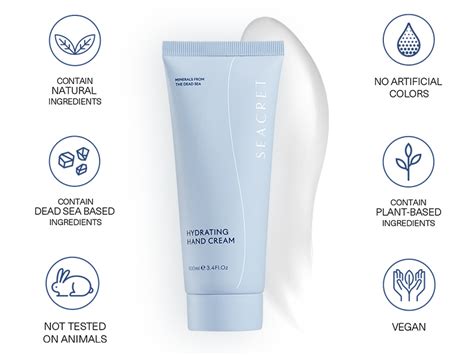 Seacret Hand Cream With Shea Butter Dead Sea Mineral