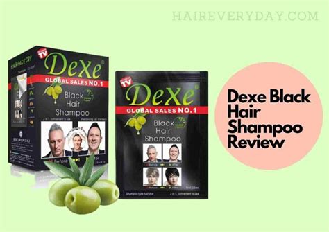 Dexe Black Hair Dye Shampoo Review 2024 Honest Before And After Using