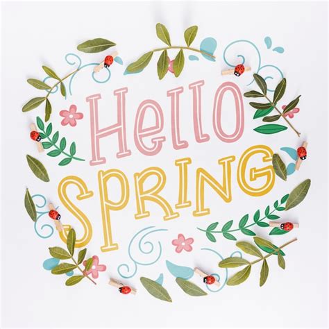 Symbole Du Printemps Psd 3 000 Modèles Psd Gratuits De Haute Qualité
