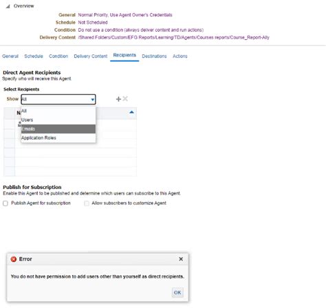 You Do Not Have Permission To Add Users Other Than Yourself As Direct
