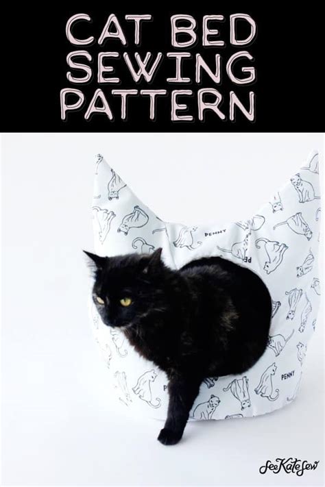 Free Cat Bed Sewing Pattern See Kate Sew
