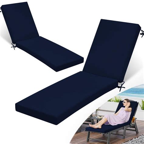Dttra Outdoor Chaise Lounge Cushion 80 In X 26 In X 3 In Fade