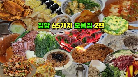 65가지 집밥 끝판왕 모음집 2편 🍲 반찬 국 찌개 덮밥 국수 볶음밥 무침 Youtube