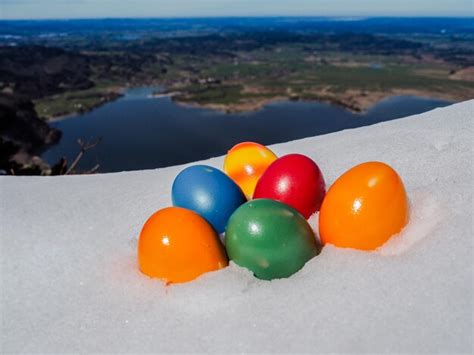 Premium Photo Close Up Of Multi Colored Snow On Land