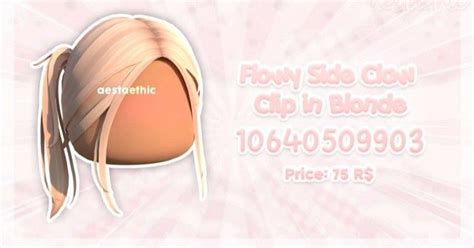 Pin by 𝙼𝚊𝚛𝚒𝚊 𝙲𝚕𝚊𝚛𝚊 on id de cablo Blonde hair roblox Roblox codes