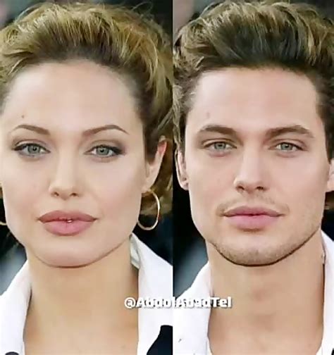 بازیگران هالیوودی اگر جنس مخالف بودنفقط آنجلینا جولی♡