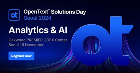 elyzabeth e on linkedin opentext analytics ai solutionsday data