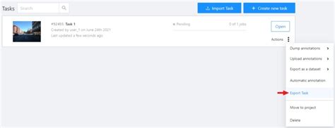 Export Import A Task Cvat