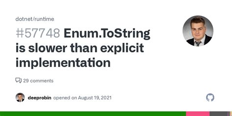 enum tostring is slower than explicit implementation · issue 57748