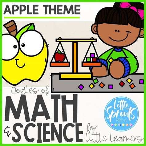 Apple Math And Science Activities Preschool And Kindergarten Apple