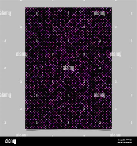 Geometrical Dot Pattern Page Background Template Vector Illustration
