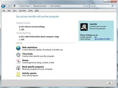 Parental Controls In Windows Vista Tech Journey