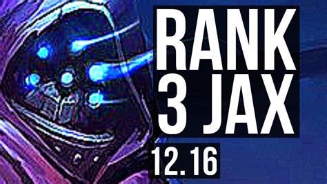 Jax Vs Udyr Top Rank 3 Jax 827 Euw Challenger 1216 Youtube