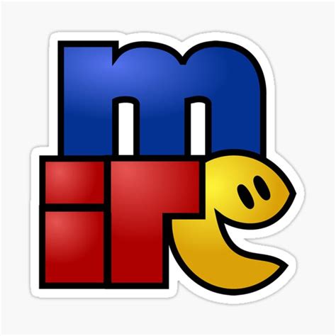 Mirc Small Logo Sticker For Sale By Antonburgess Redbubble