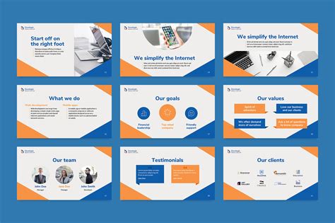 Web And Mobile App Development Powerpoint Presentation Behance