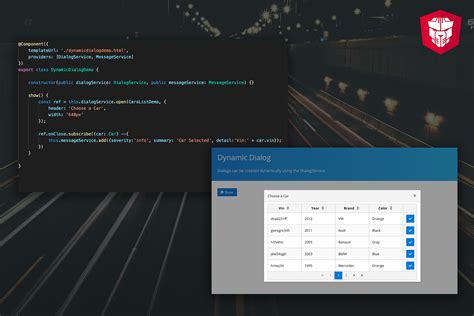 Dialogservice For Dynamic Dialogs · Issue 1940 · Primefacesprimeng
