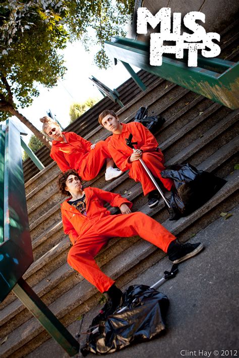 Nathan Kelly And Simon Cosplay From Misfits Leather Red Leather Jacket Cosplay