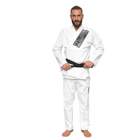 Kimono Jiu Jitsu Naja Brave Branco Em Até 12x Sem Juros Compre Online