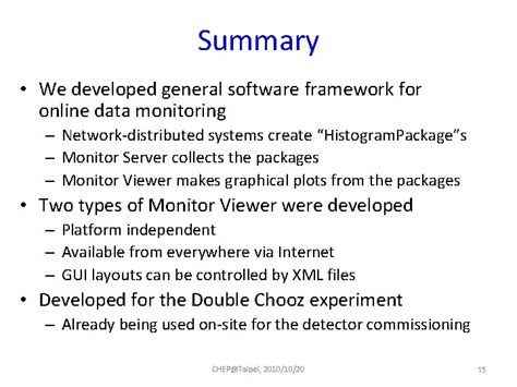 Online Data Monitoring Framework Based On Histogram Packaging