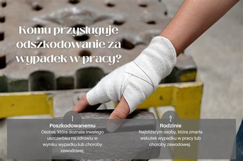 Komu przysługuje odszkodowanie za wypadek w pracy