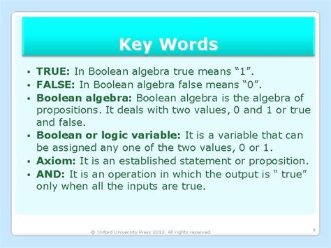 Boolean Algebra Logic Gates CHAPTER 3 Oxford University