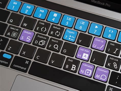 Notion Keyboard Stickers With Shortcuts