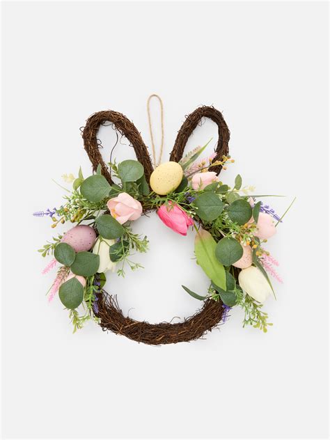 Multi Easter Rabbit Wreath Penneys