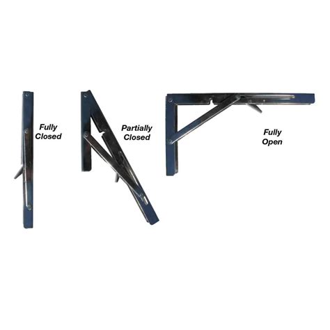 Marine Town® Folding Support Bracket Stainless Steel 100knots