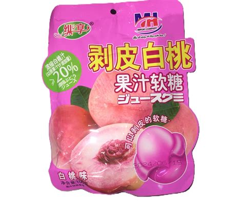 Хятад чихэр 100гр White Peach Amtatmall