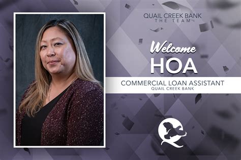Welcome Hoa Quail Creek Bank