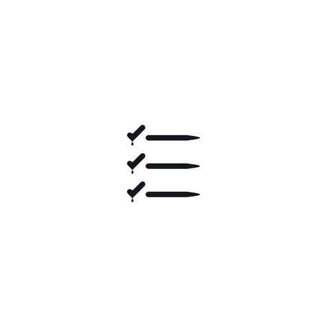 Checkbox Zeichen Checklisten Symbol Einfaches Stilplakat