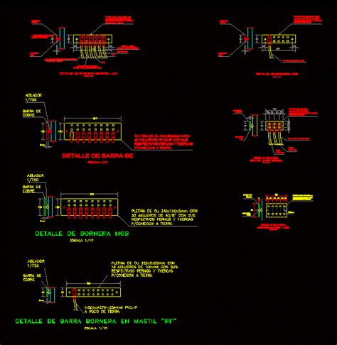 Listwy Zaciskowe W Programie Autocad Biblioteka Cad