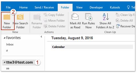How To Create A Search Folder Across Multiple Outlook Data Filespstemail Accounts