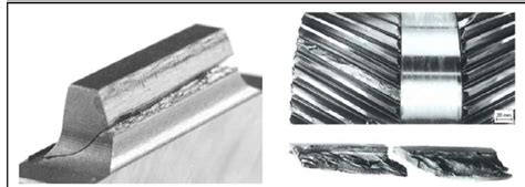 Examples Of Tooth Flank Fracture — Test Gear From 19