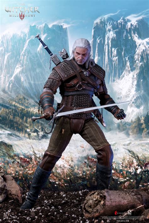 The Witcher 3 Wild Hunt Geralt Of Rivia 16 Scale Premium Articulated