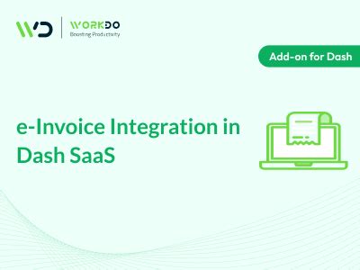E Invoice Integration In Dash Saas Workdo Io