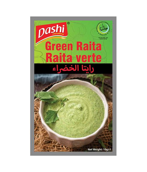 Green Chilli Raita Powder 7 Gm Dashi Foods
