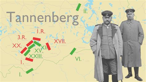 Battle Of Tannenberg 1914 Animation Youtube
