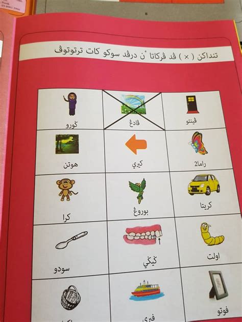 Suku Kata Tertutup Jawi Tahun 2 Senangnya Belajar Jawi Suku Kata