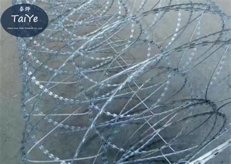 Military Bto 22 Concertina Razor Wire Galvanized Stainless Steel