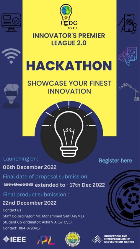 Hackathon Royal College Of Engineering And Technology
