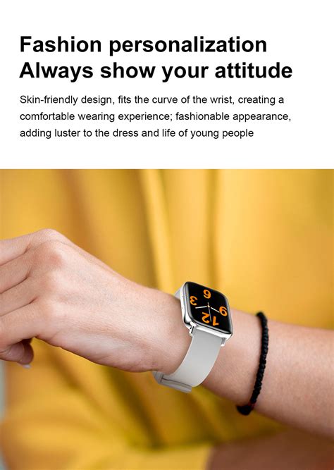 SENBONO GTS Smartwatch Square Screen Fitness Tracker Pink Gold