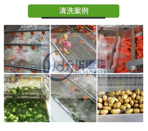 果蔬气泡清洗机山野菜清洗漂烫生产线芹菜菠菜预制菜杀青设备厂家 阿里巴巴