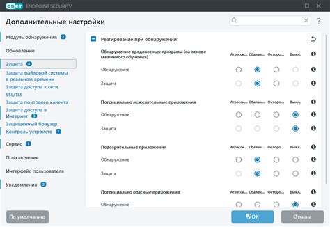 Дополнительные настройки Eset Endpoint Security 12 Интернет справка Eset