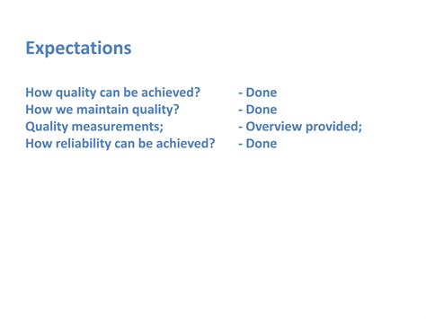 Quality And Reliability In Software Engineering Pptx