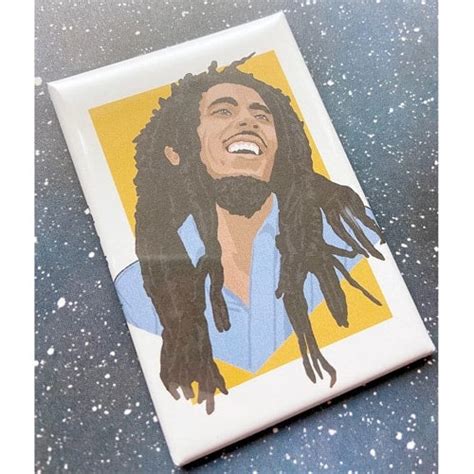 Bob Marley One Love Magnet Deaf Man Vinyl